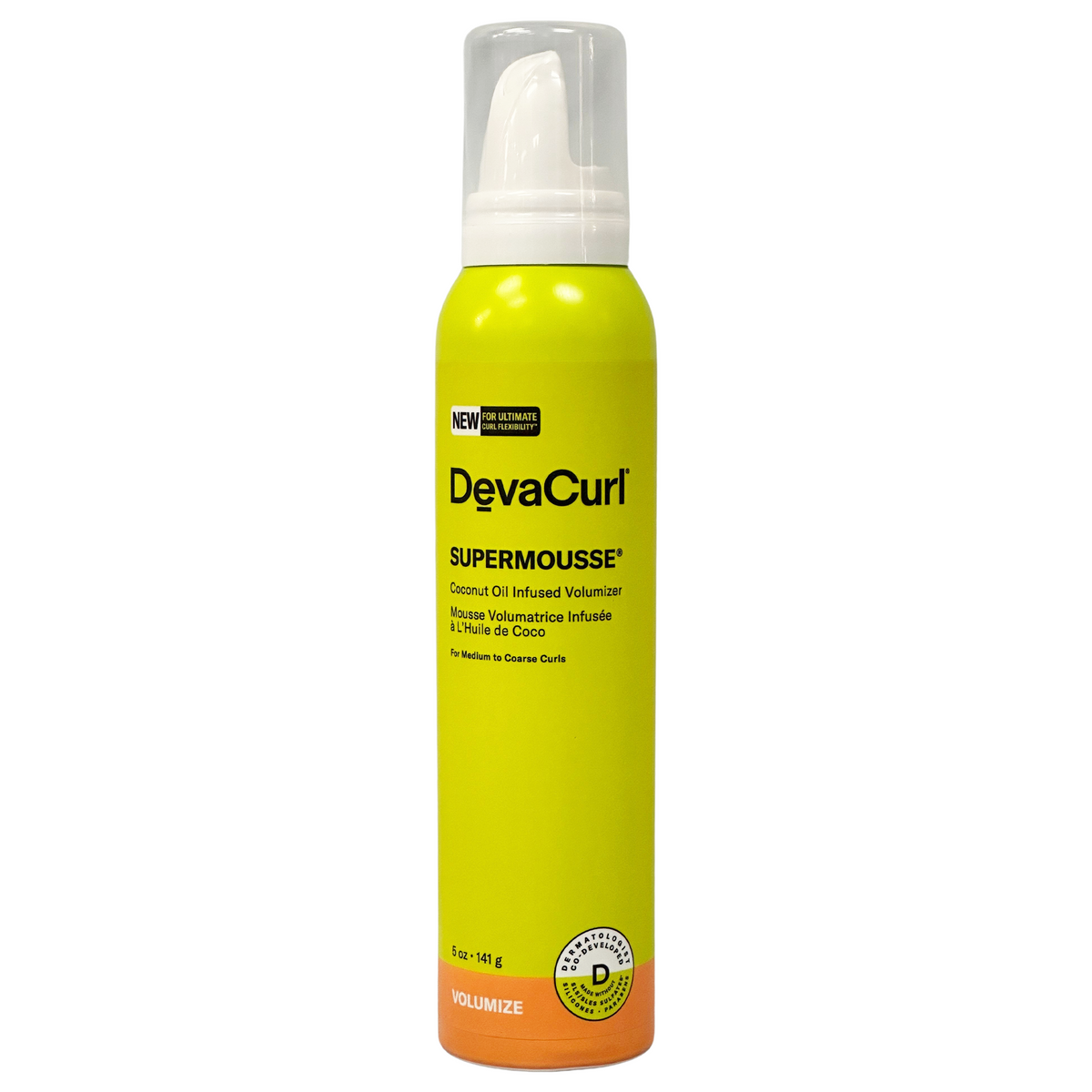 DevaCurl VOLUMIZE SuperMousse Coconut Oil Infused Volumizer 5 oz / 141 – Hermosa Beauty