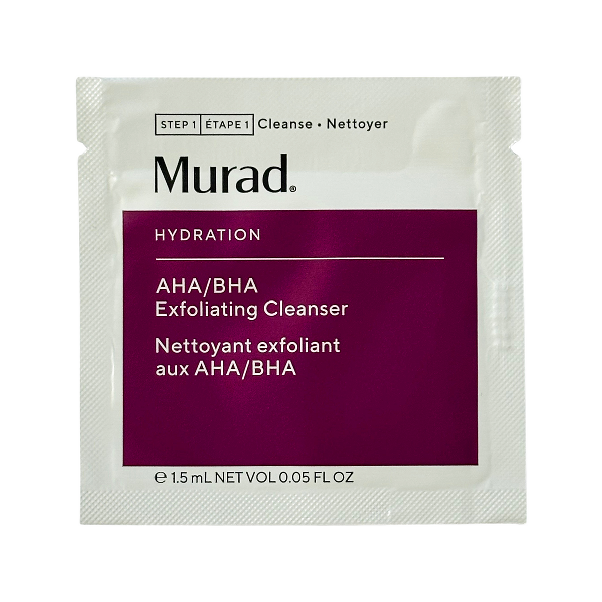 [FREE SAMPLE] Murad AHA/BHA Exfoliating Cleanser 0.05 oz – Hermosa Beauty