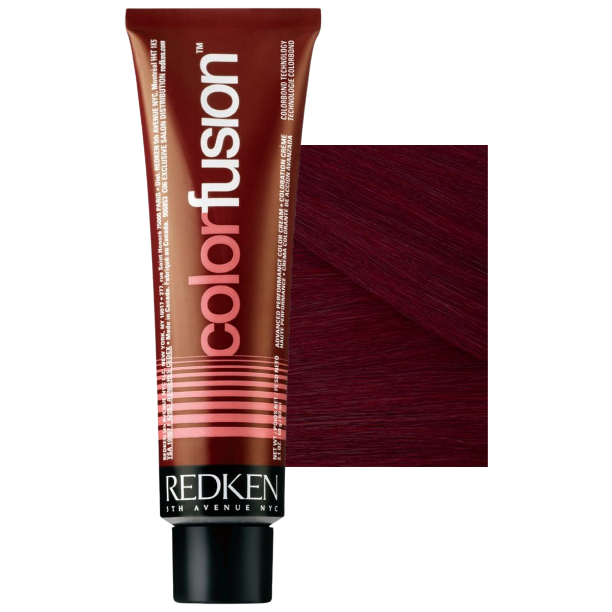 Redken Color Fusion Permanent Color Cream 2.1 oz / 60 ml - 3Rv Red Vio ...