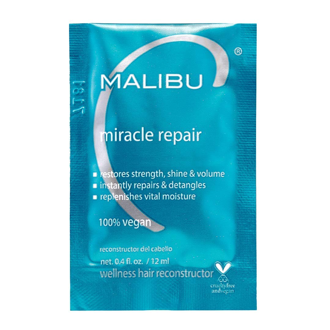 Malibu C MIRACLE REPAIR Hair Reconstructor Packet 0.4 oz / 12 ml ...