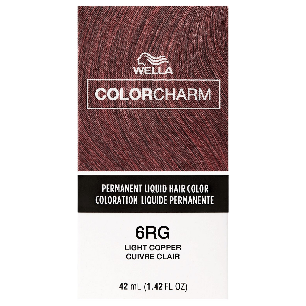 Wella ColorCharm Permanent Liquid Hair Color 42 ml / 1.4 oz - 6RG / 54 ...