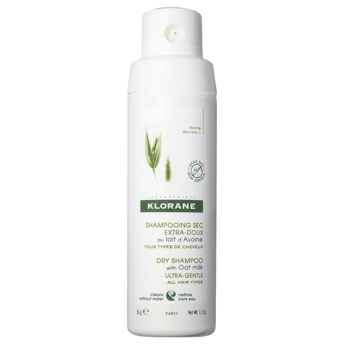 Klorane ULTRA-GENTLE Dry Shampoo With Oat Milk 1.7 oz / 50 g | All Hai ...