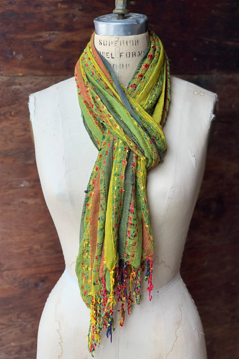 Dolma Pema Rayon Scarf - Green – Hermosa Beauty