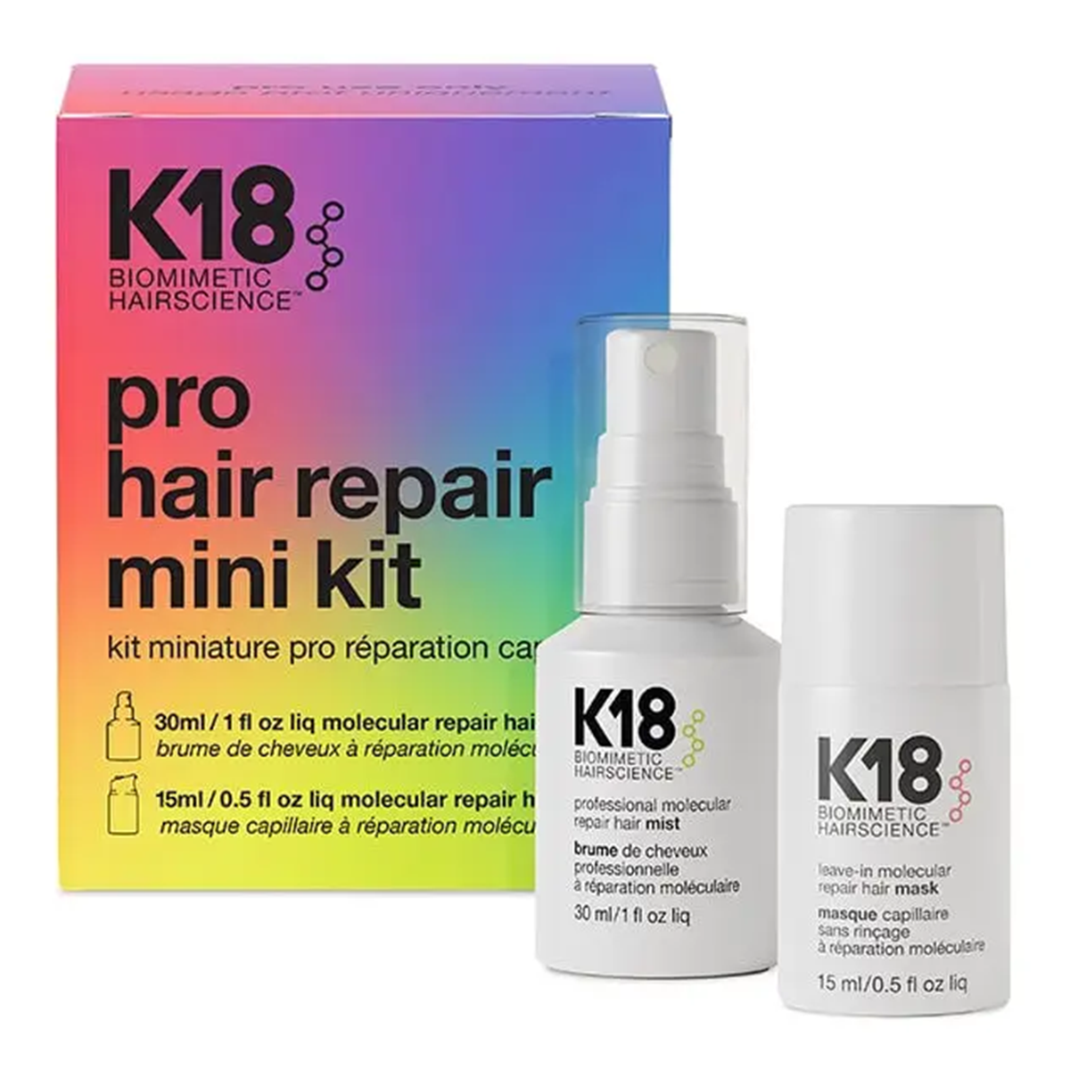 K18 Pro Hair Repair Mini Kit | Hair Mist + Hair Mask – Hermosa Beauty