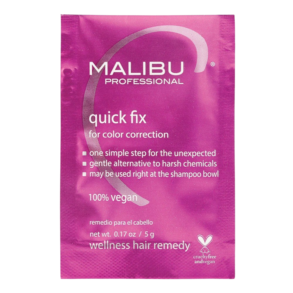 Malibu C QUICK FIX Hair Color Correction Packet 0.17 oz / 5 g – Hermosa ...