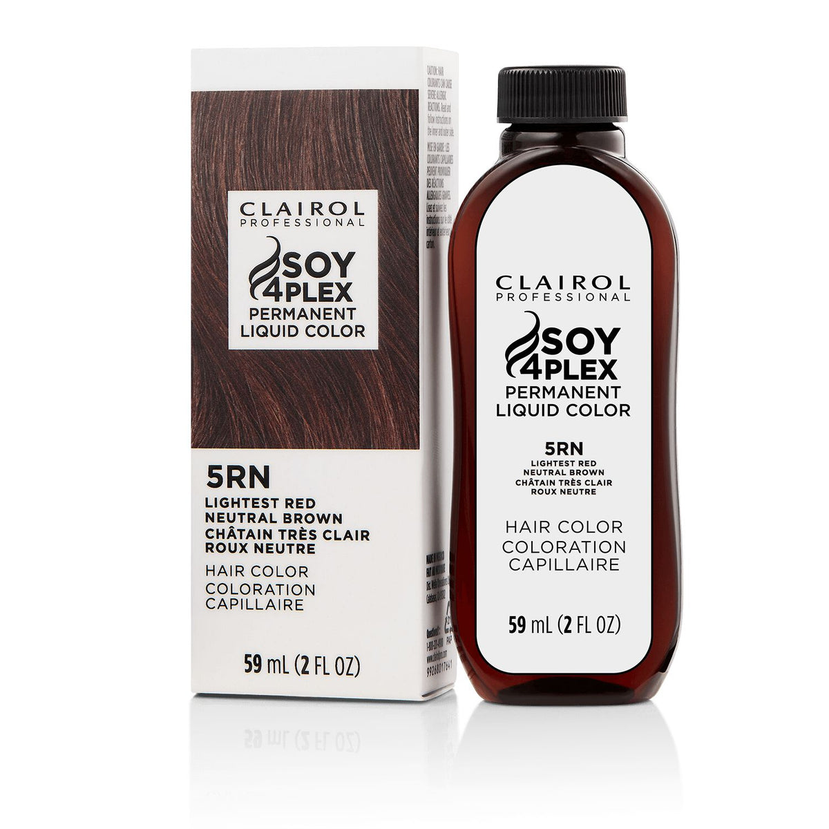 Clairol Professional Soy4Plex LiquiColor Permanent Hair Color - 5RN ...