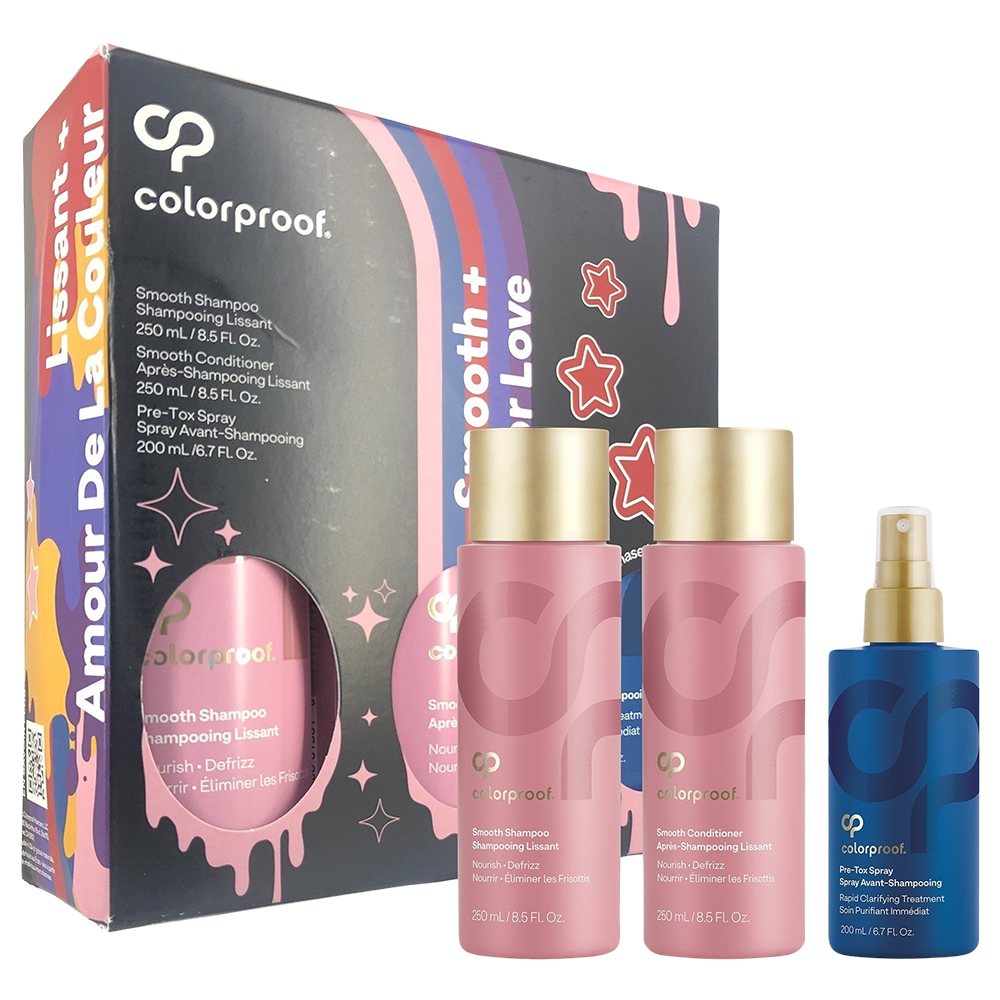 Colorproof Smooth + Color Love Kit | Smooth Shampoo & Conditioner + Pr ...