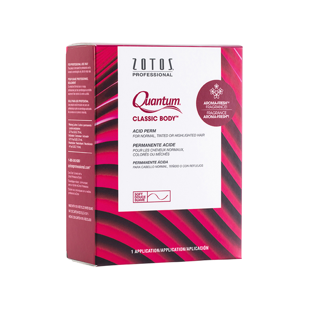Zotos Quantum CLASSIC BODY Acid Perm | Normal / Tinted / Highlighted H ...