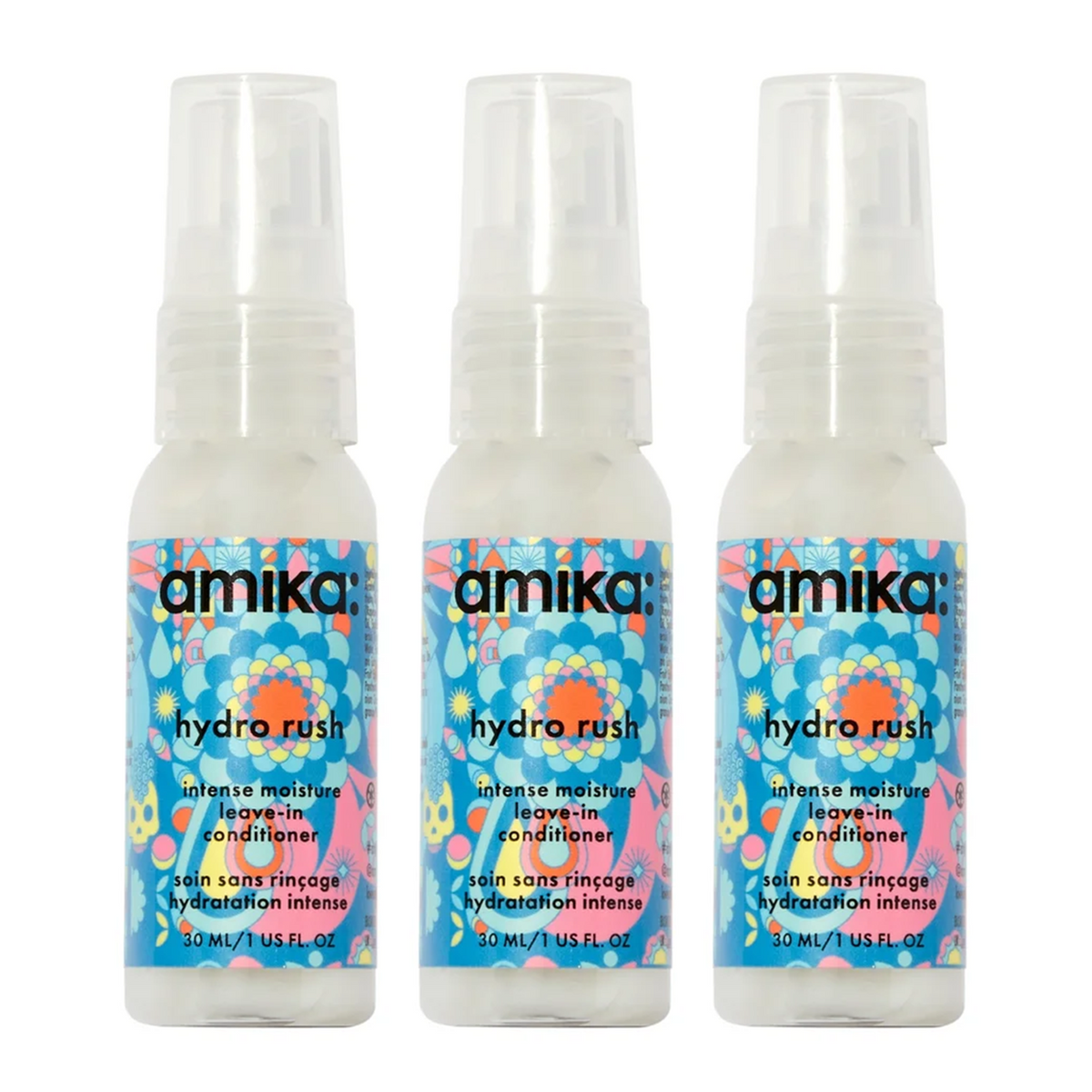 Amika HYDRO RUSH Intense Moisture Leave-In Conditioner 1 oz / 30 ml (3 ...