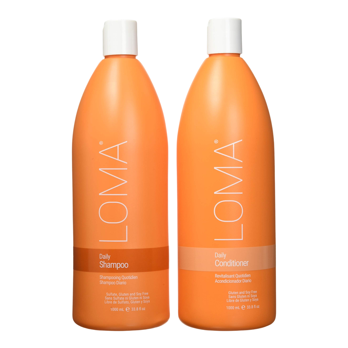 LOMA Daily Shampoo & Conditioner Liter Duo 1000 ml / 33.8 oz – Hermosa ...