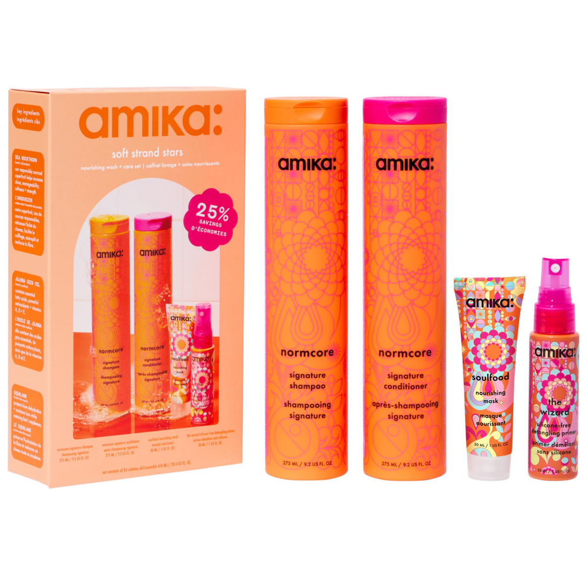 Amika SOFT STRAND STARS Nourishing Wash + Care Set – Hermosa Beauty