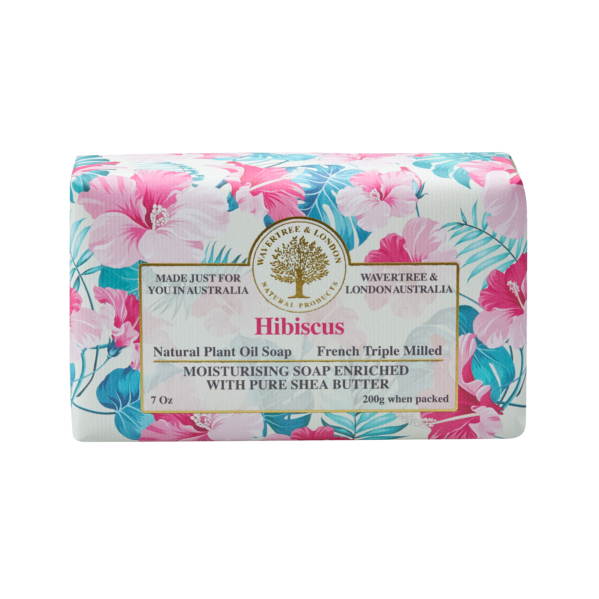 Wavertree & London Soap Bar 200 g / 7 oz - Hibiscus – Hermosa Beauty