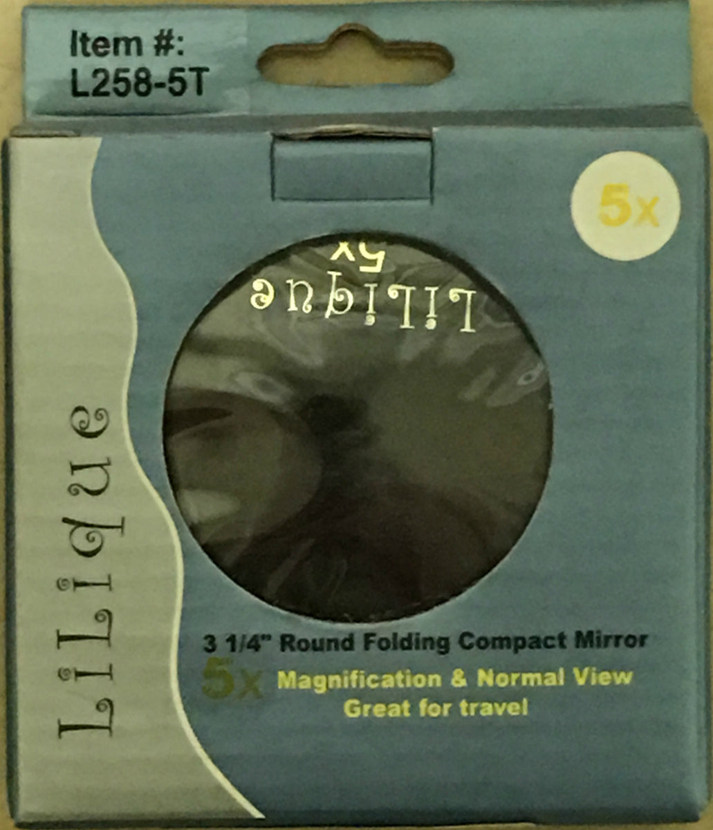 Lilique Tortoise Shell Compact 5x – Hermosa Beauty